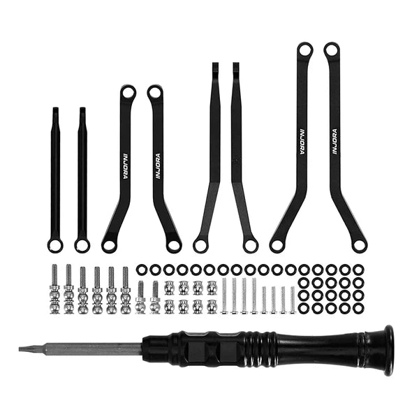 INJORA Aluminum High Clearance Chassis Links for 1/30 Axial SCX30 ...