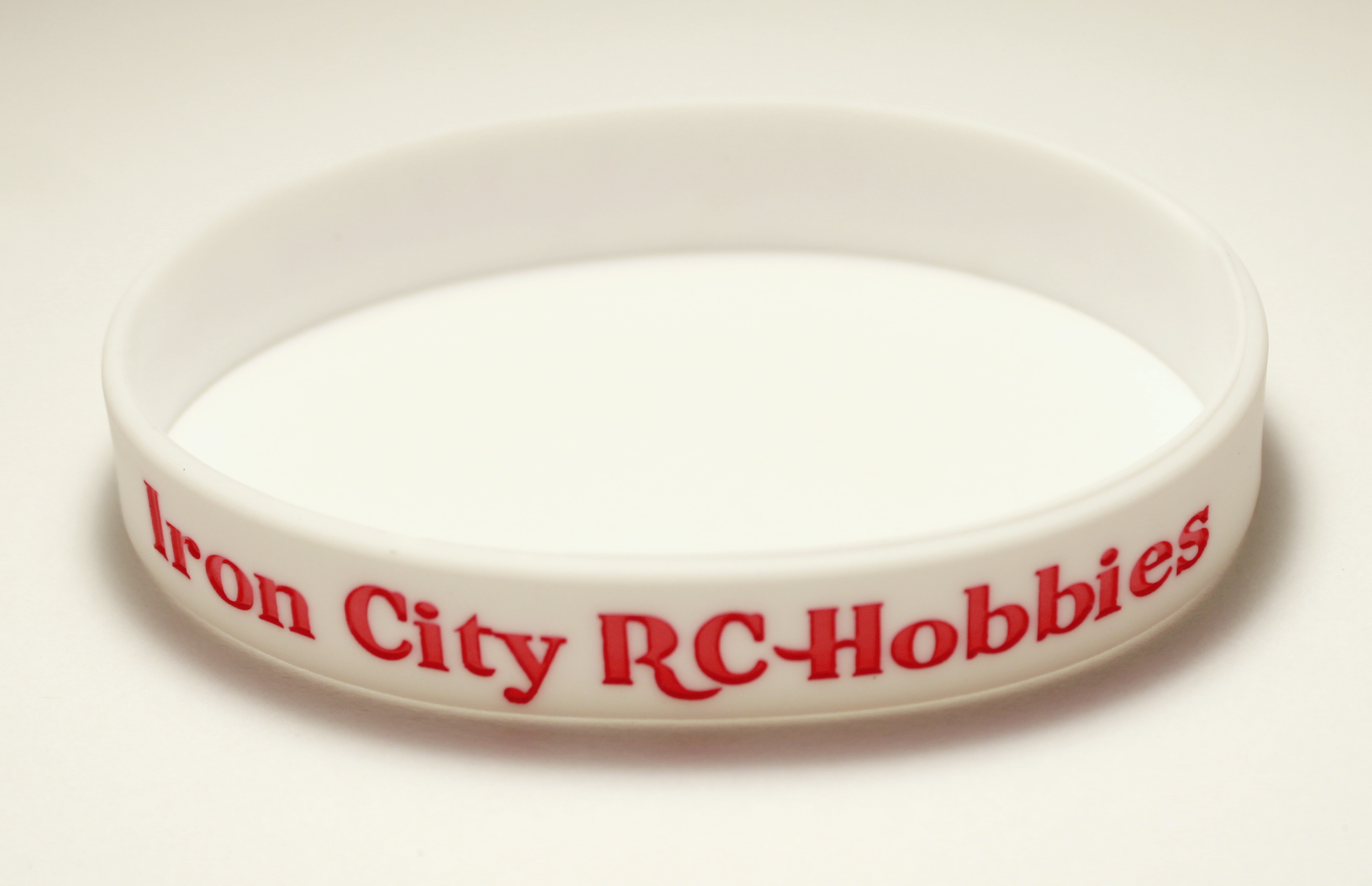 ICRC White Wrist Band – Iron City RC Hobbies