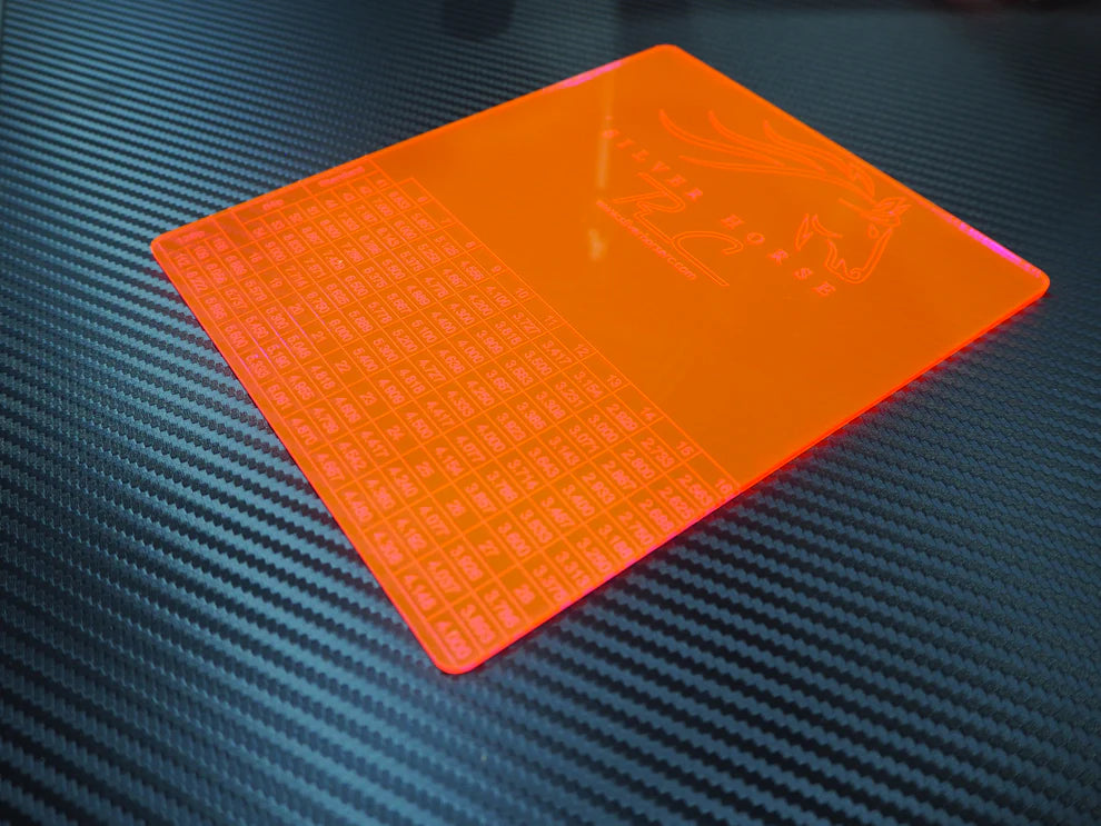 Silver Horse RC Pit Setup Board * Iron City RC Hobbies