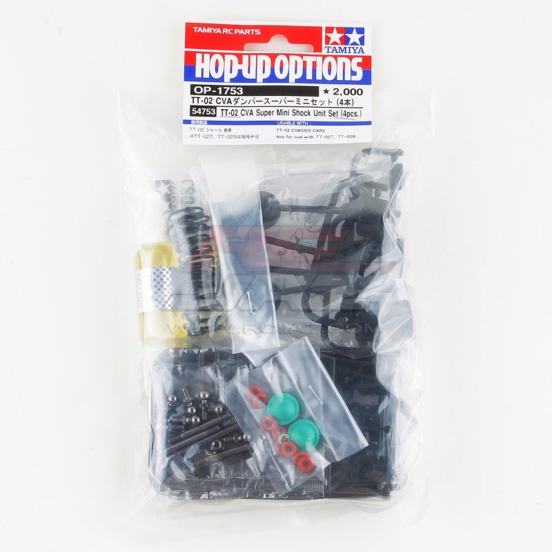 Tamiya TT-02 CVA Super Mini Shock Set OP-1753 – Iron City RC Hobbies