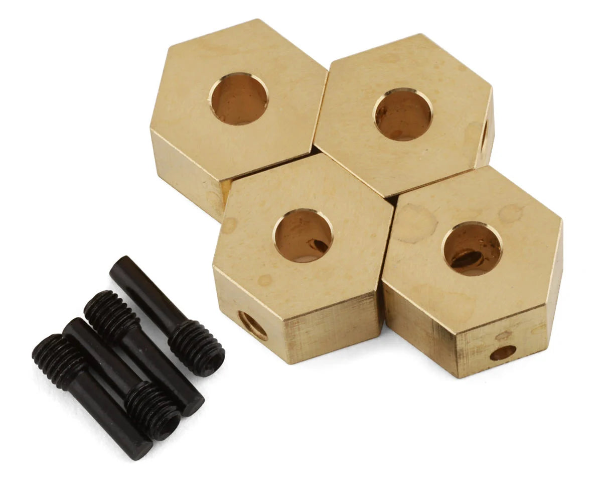 Axial UTB18 Brass Hex Hubs (4) (7g) – Iron City RC Hobbies