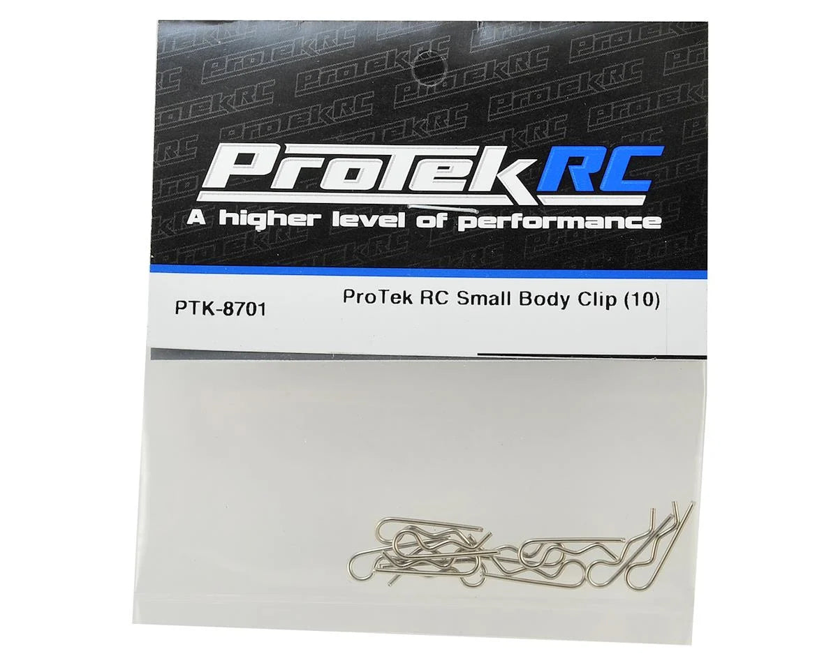 Protek R/C PTK-8701 RC Small Body Clip (10) (1/12 Scale) * Iron City RC Hobbies