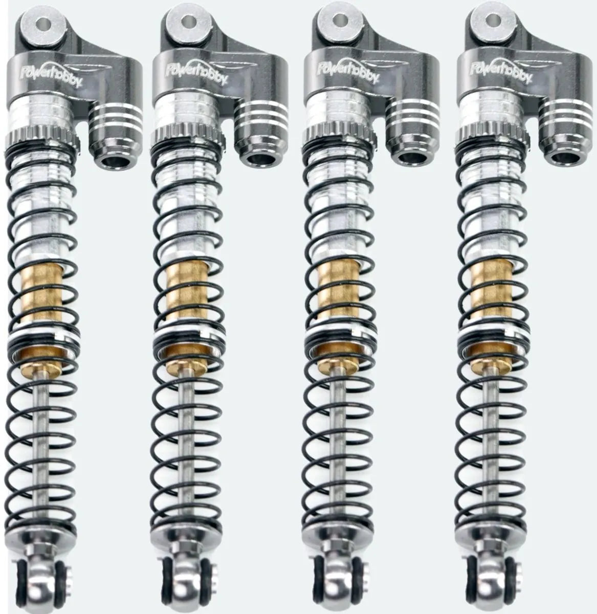 Powerhobby 1/24 Aluminum Threaded 58mm Shocks * Iron City RC Hobbies
